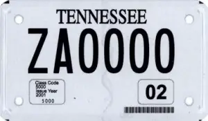 Tennessee license plates